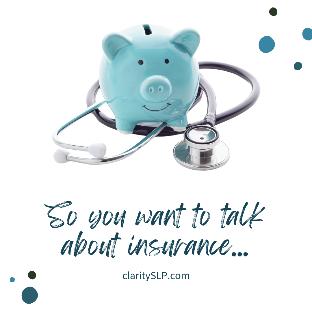 Health Insurance FAQ | Clarity SLP